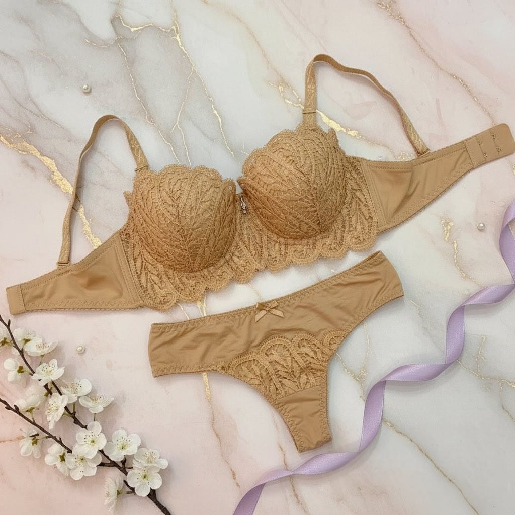 Buy Half Cup Push-Up Bra Set Online in Pakistan | Safaa – SAFAA